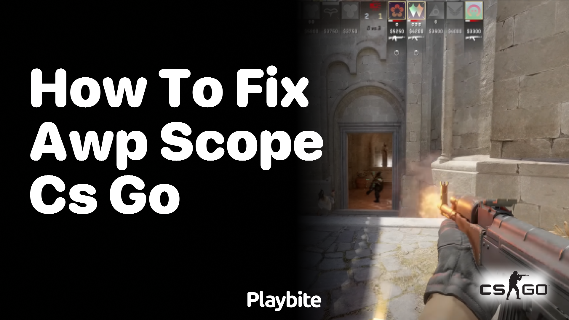 How to fix AWP scope in CS GO - Playbite