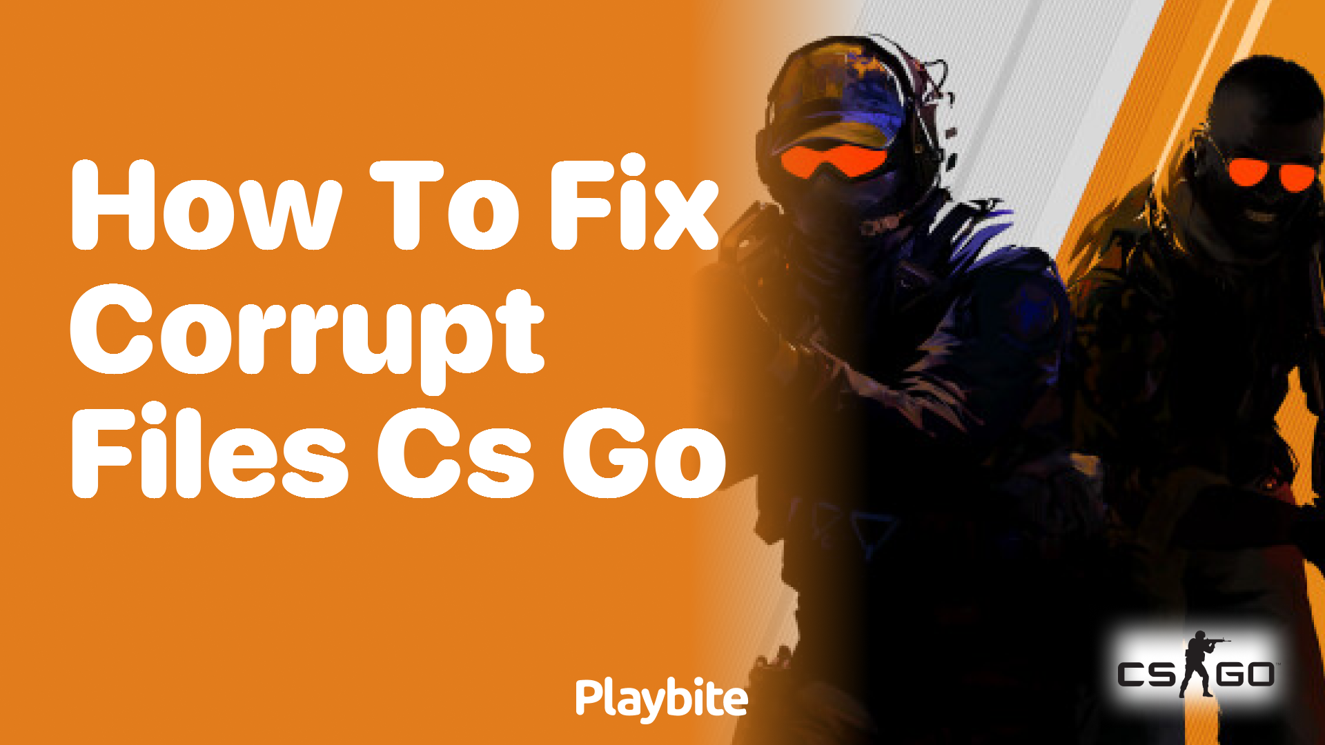How to fix corrupt files in CS:GO - Playbite