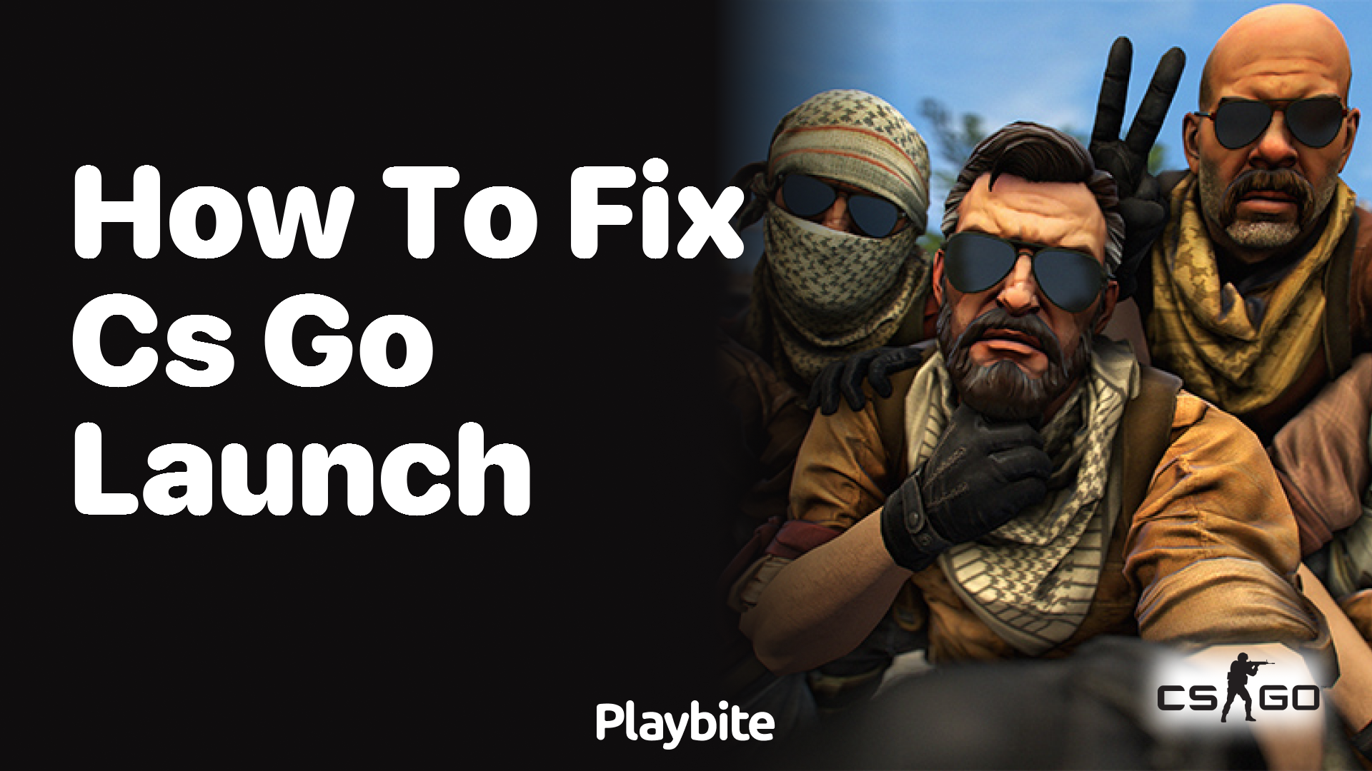 How to Fix CS:GO Launch Issues - Playbite