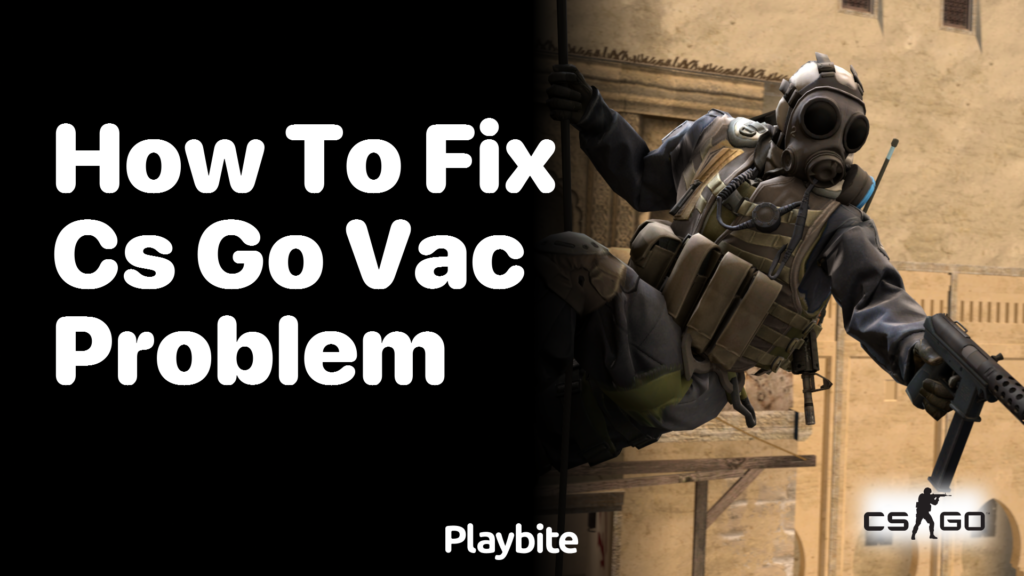 How to fix CS:GO VAC problem - Playbite