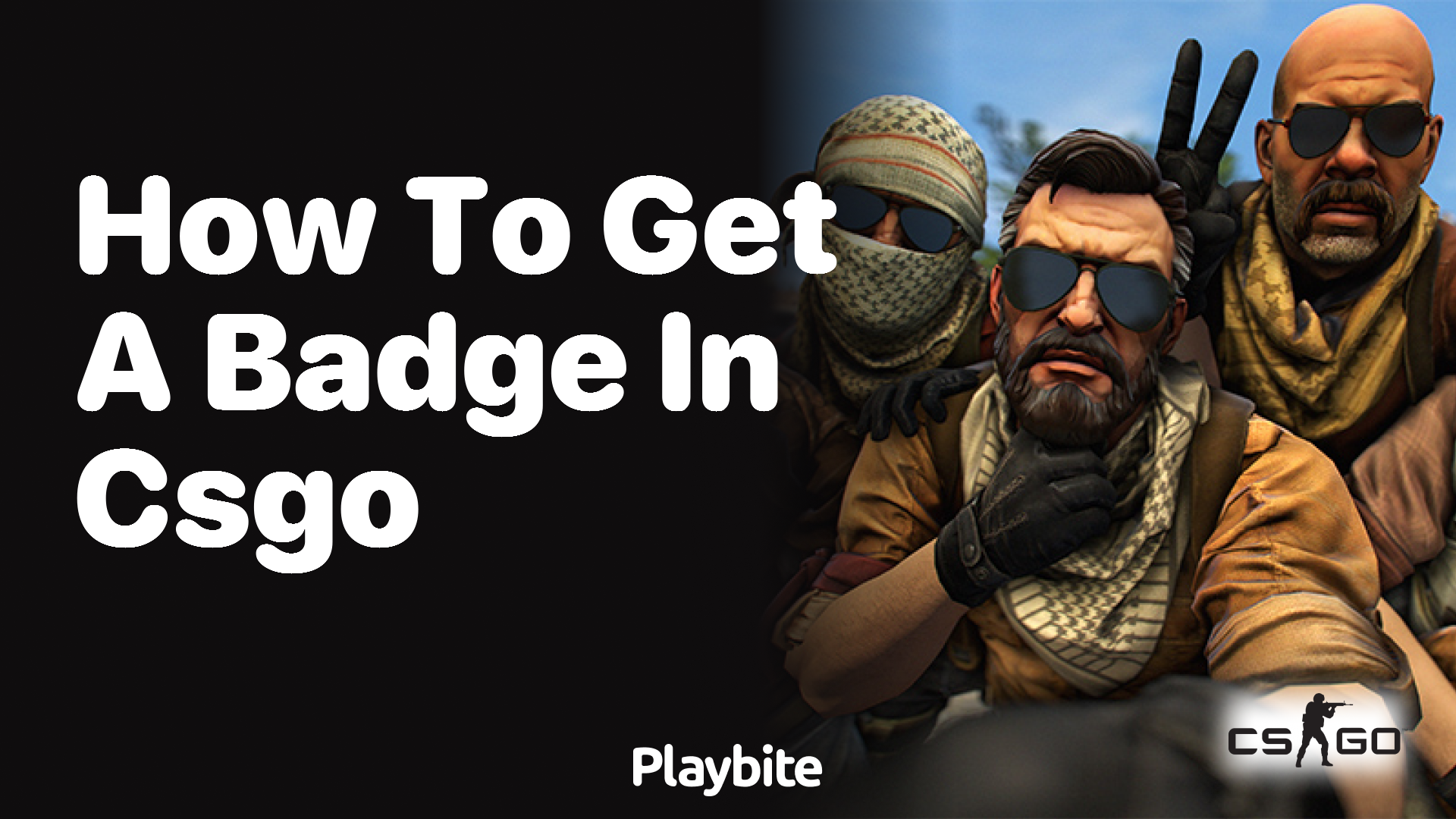 How to get a badge in CS:GO - Playbite