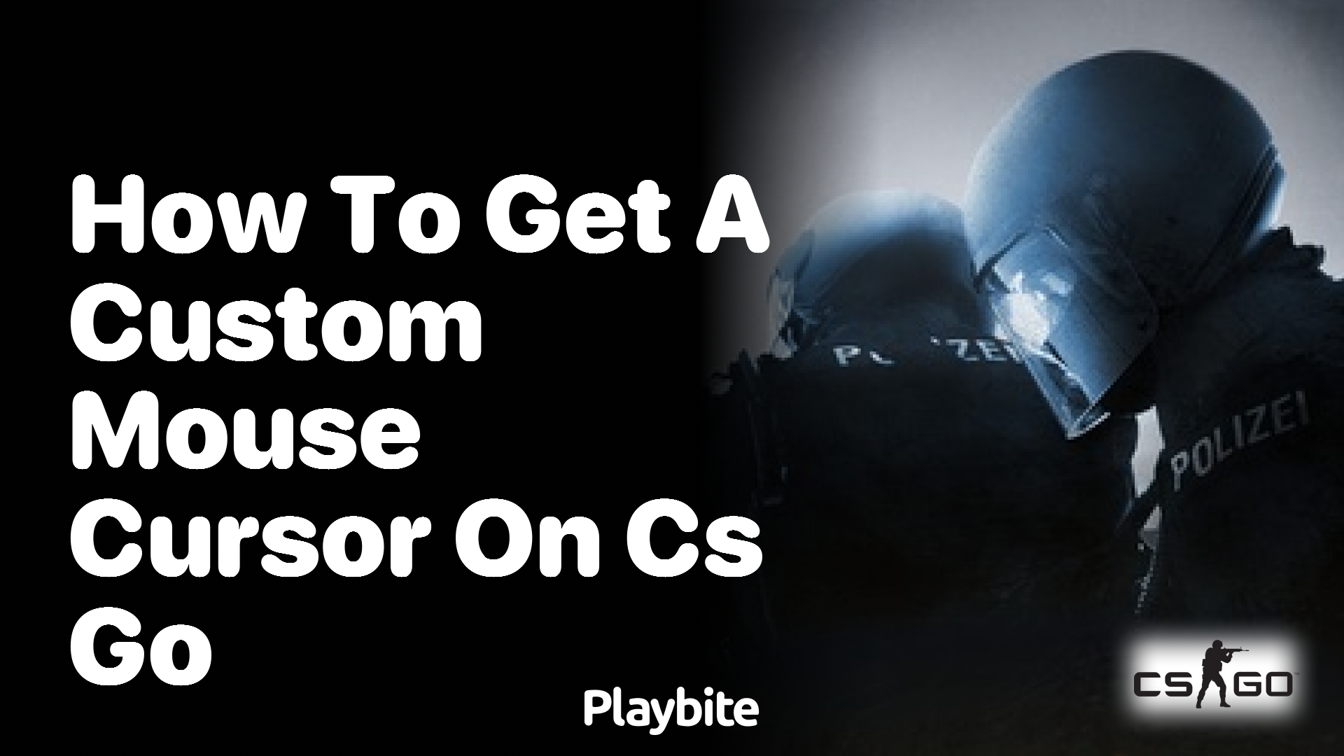 How to get a custom mouse cursor on CS:GO - Playbite