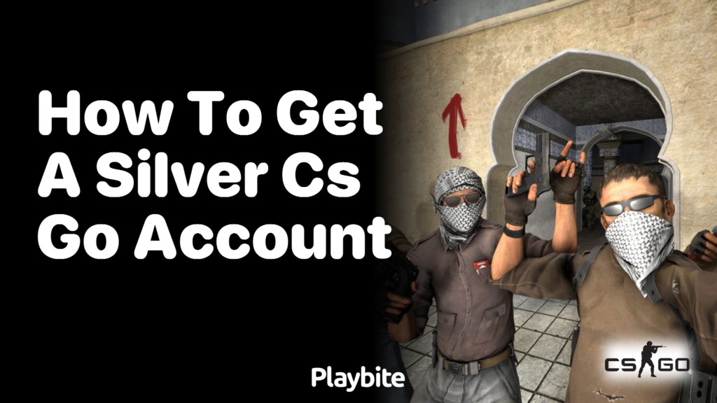 How to get a Silver CS:GO account - Playbite