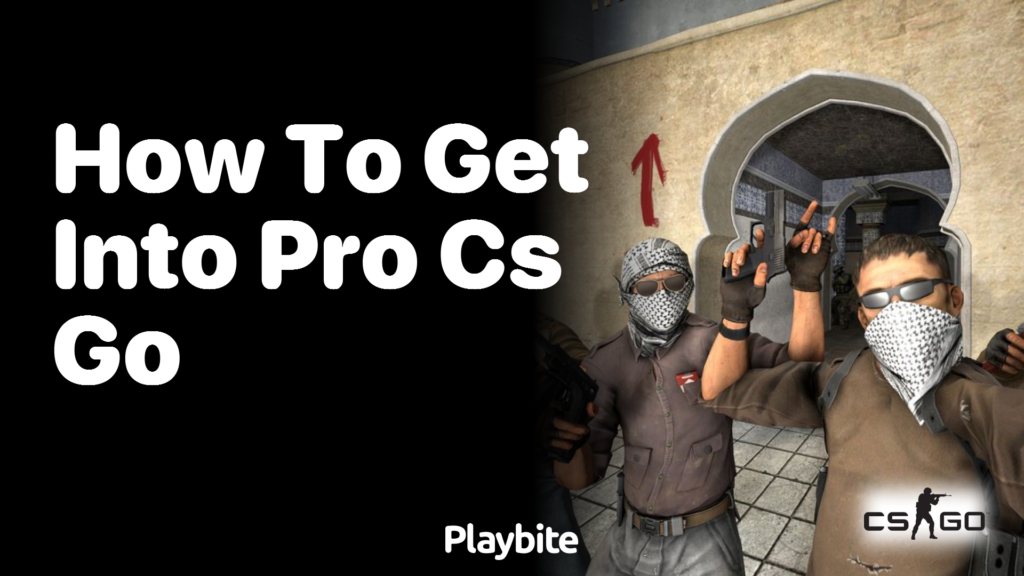 How to get into pro CS:GO - Playbite