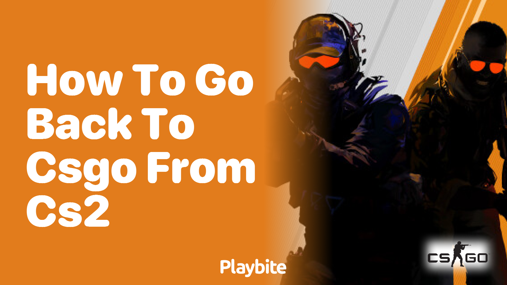 How to go back to CS:GO from CS2 - Playbite