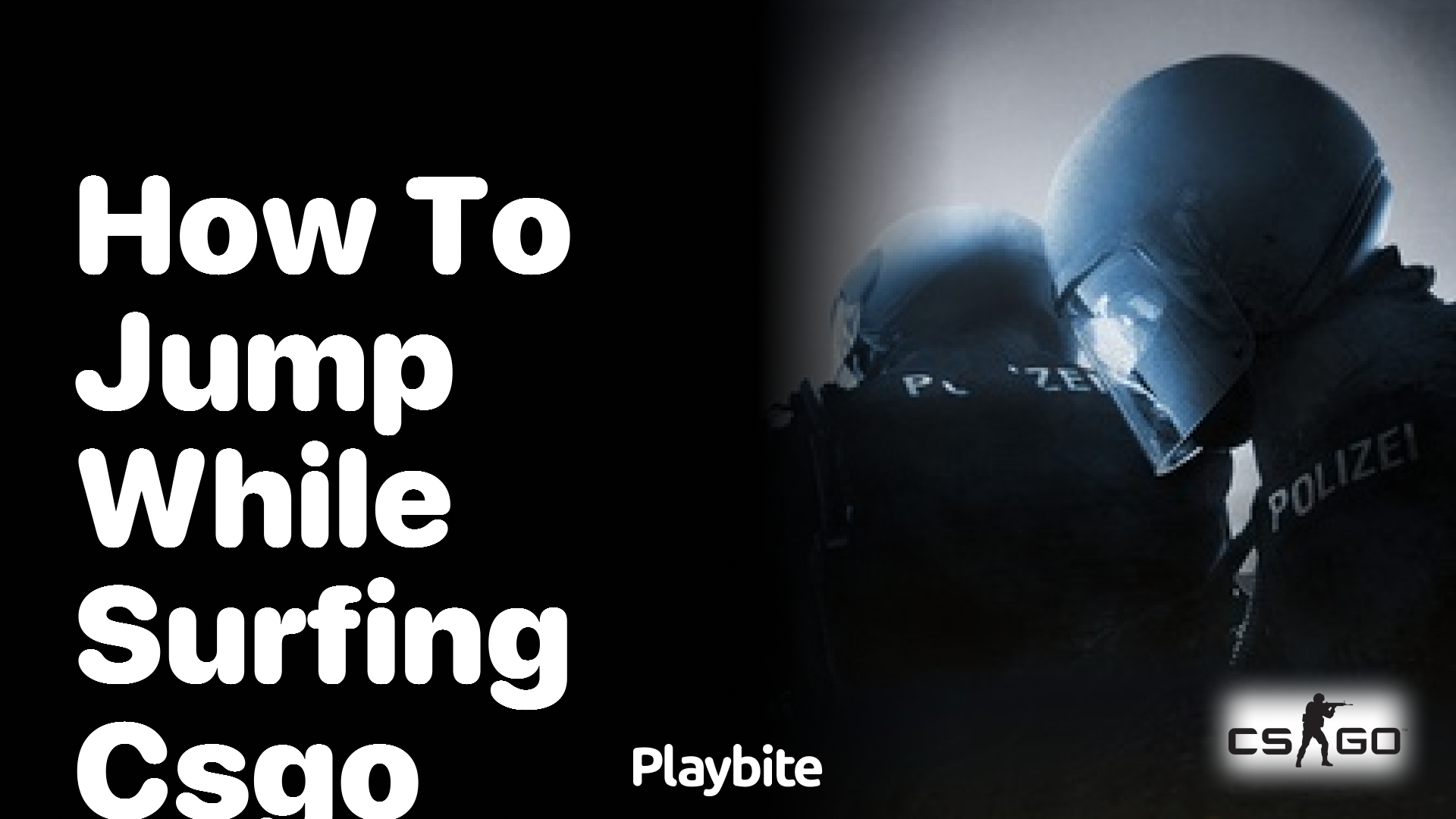 How to jump while surfing in CS:GO? - Playbite
