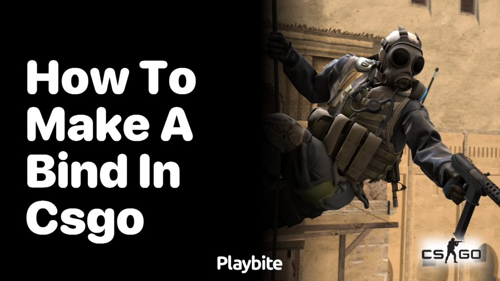 How to make a bind in CS:GO - Playbite