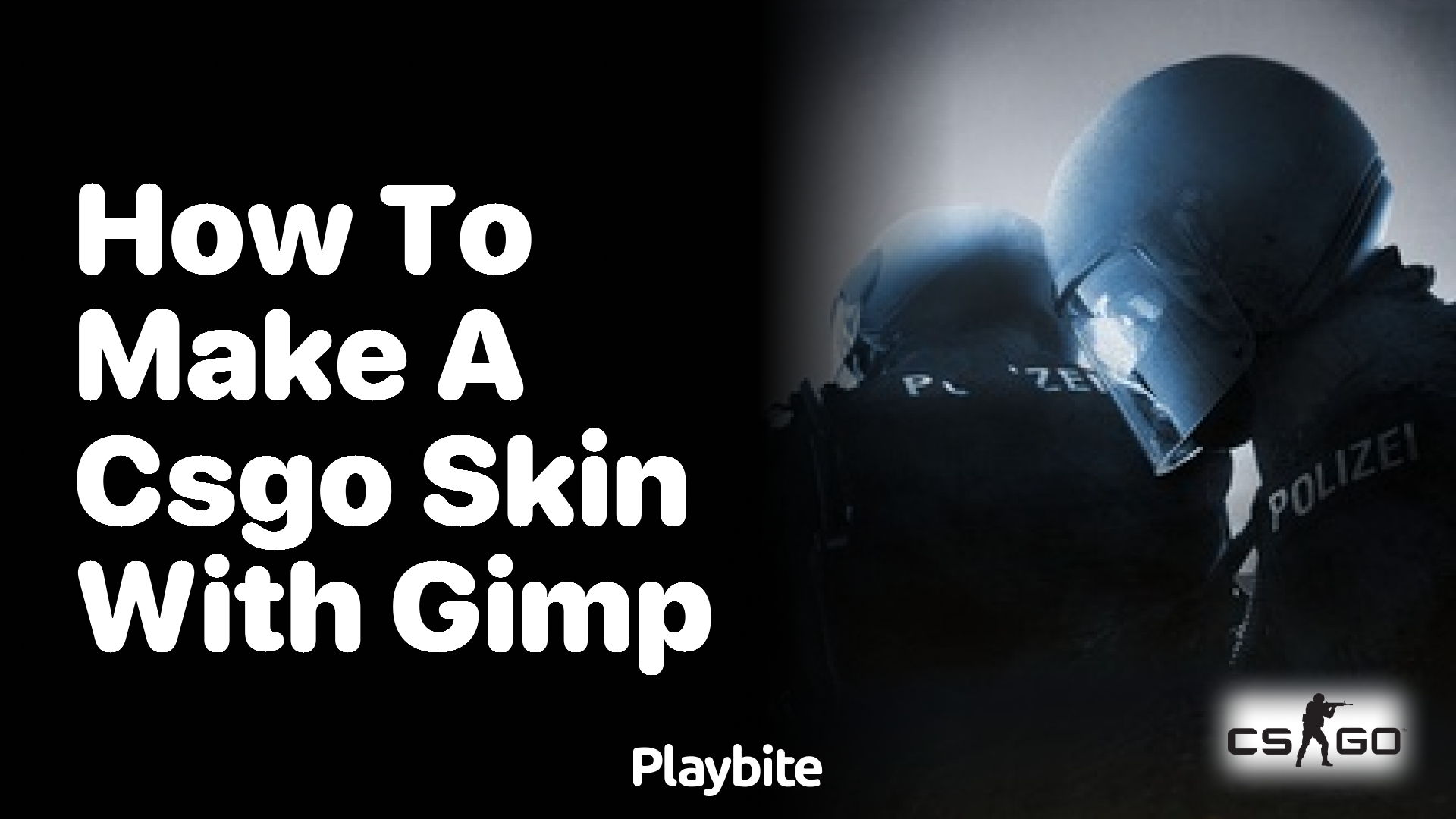 How to make a CS:GO skin with GIMP - Playbite