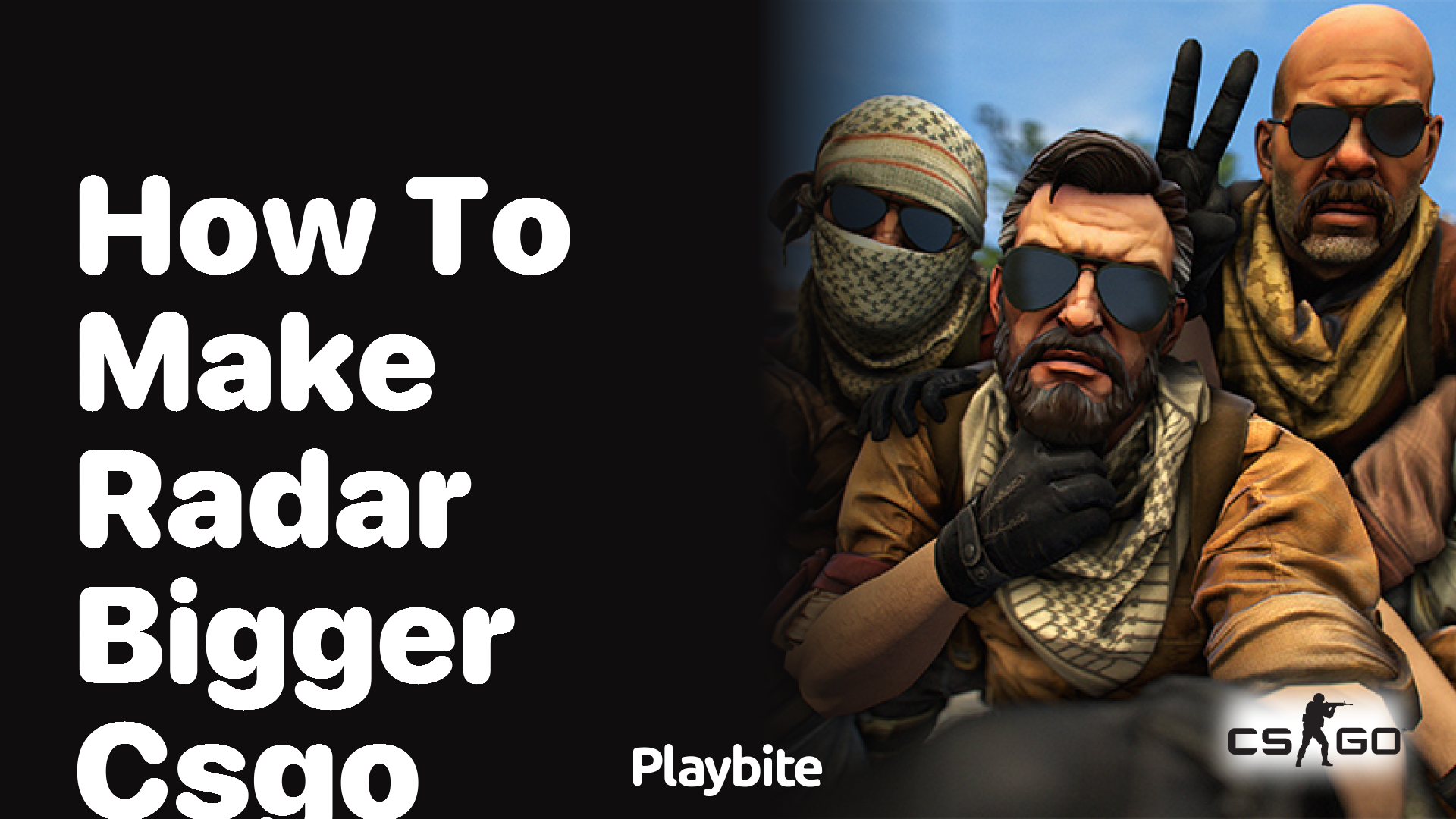 How to Make Radar Bigger in CS:GO - Playbite