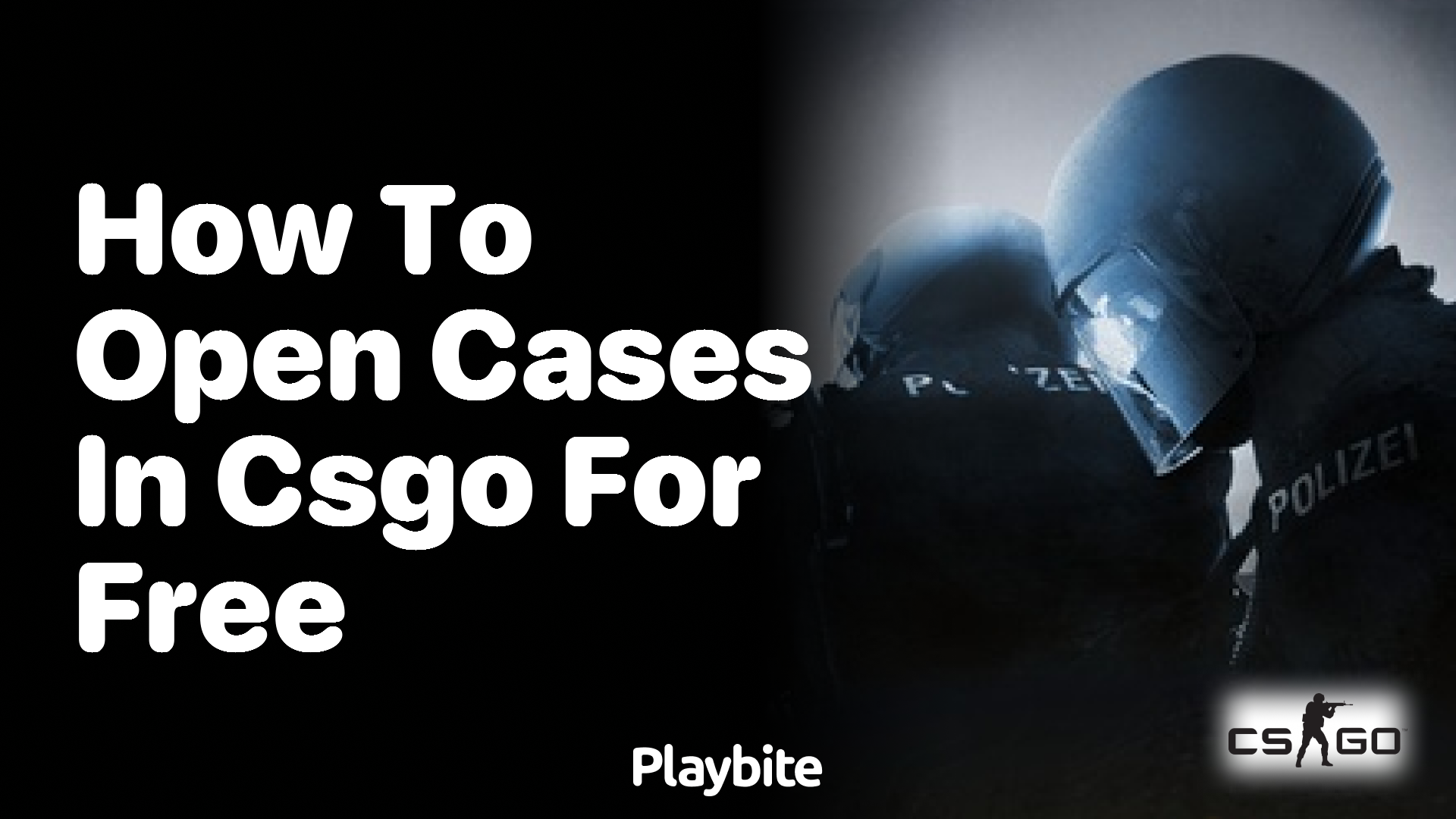 How to open cases in CS:GO for free - Playbite