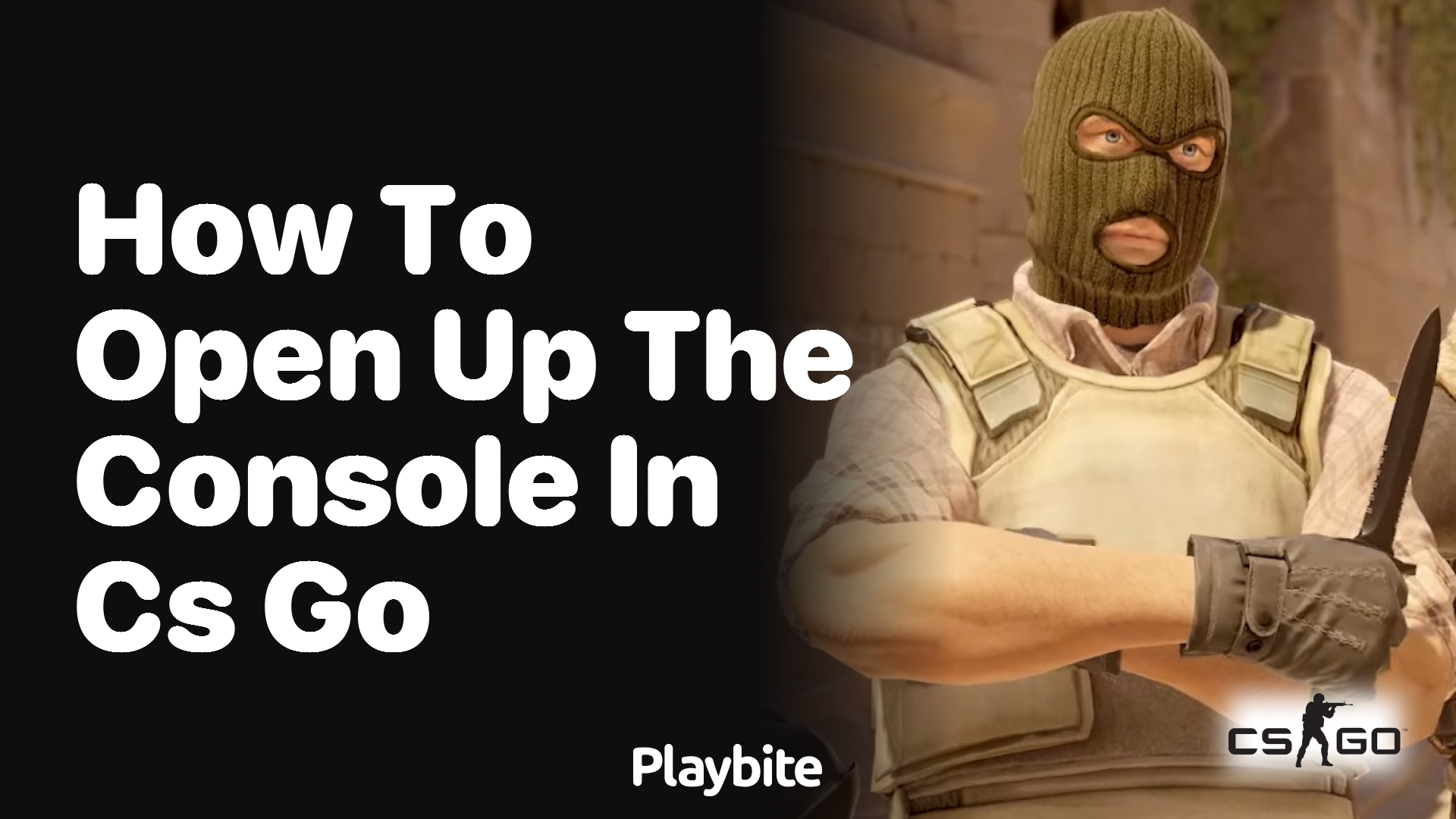 How to open up the console in CS:GO - Playbite