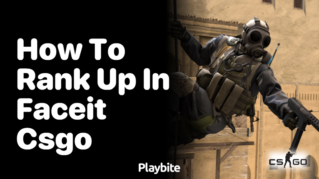 How to Rank Up in Faceit CS:GO - Playbite