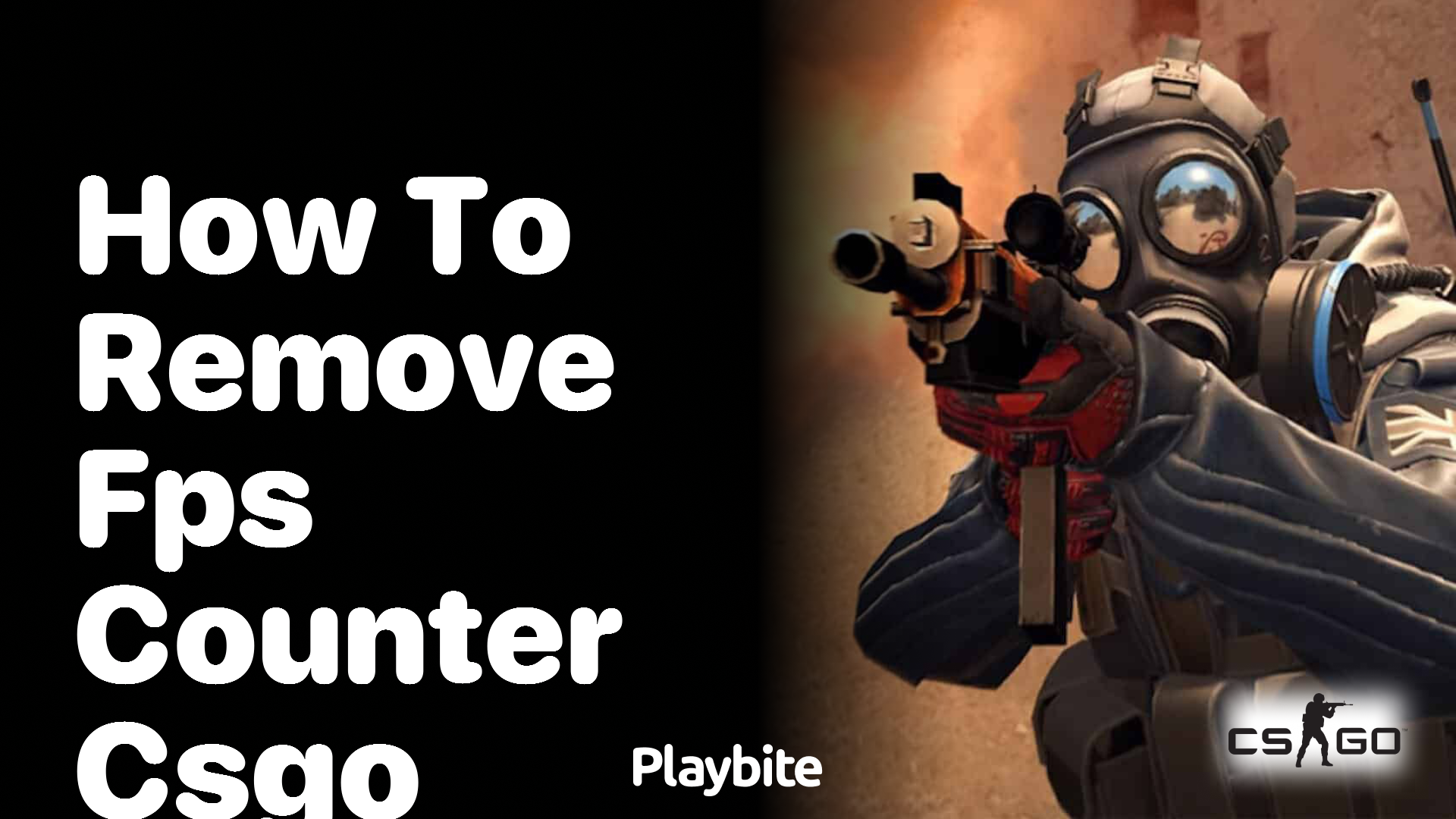 How to remove the FPS counter in CSGO - Playbite