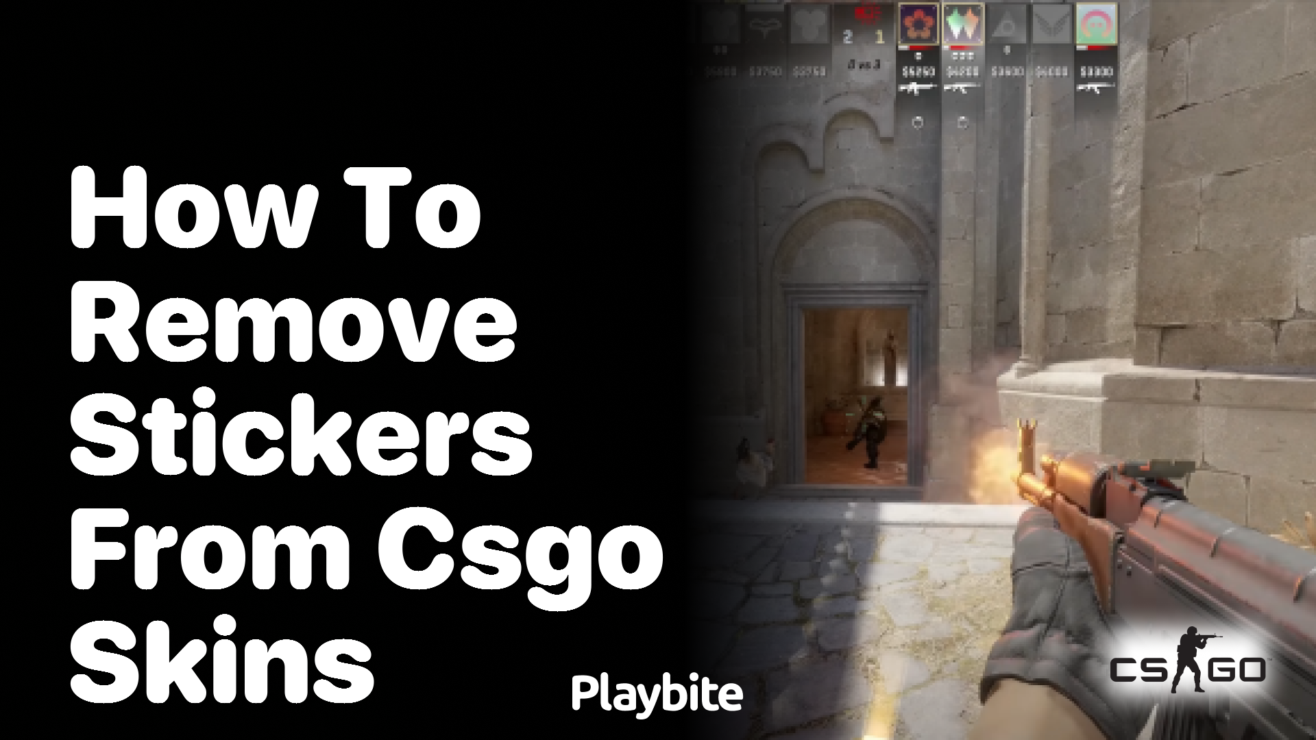 How to remove stickers from CS:GO skins - Playbite
