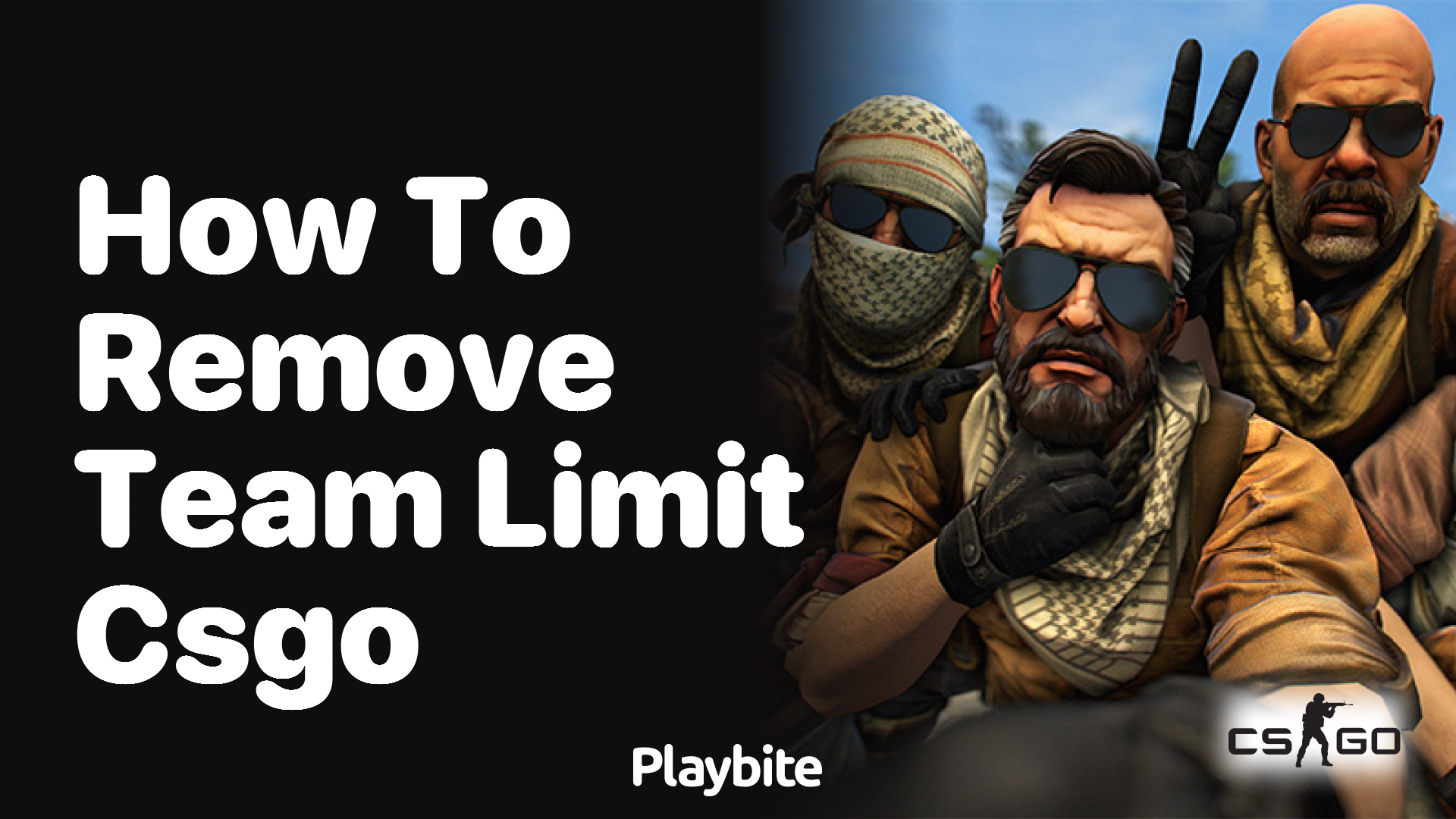 How to Remove the Team Limit in CS:GO - Playbite