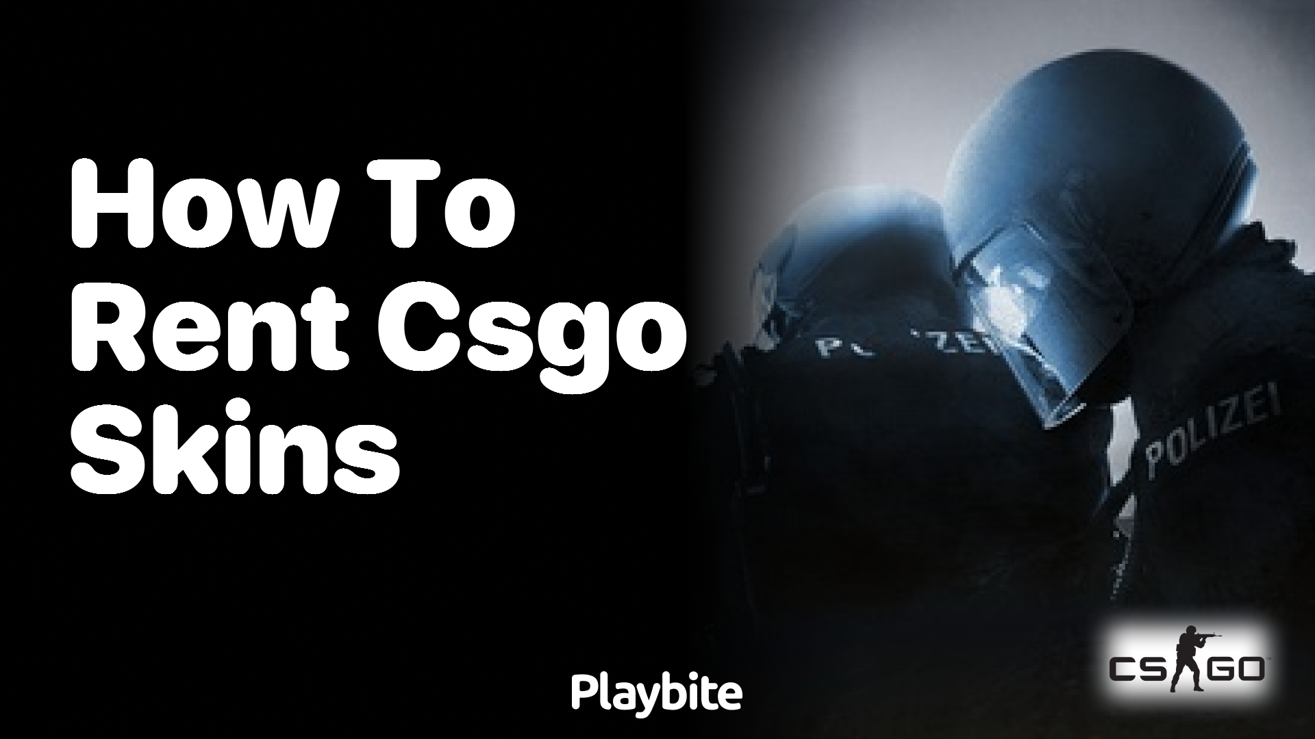 How to rent CS:GO skins - Playbite