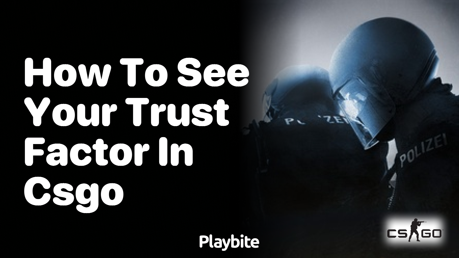 How to see your Trust Factor in CS:GO - Playbite