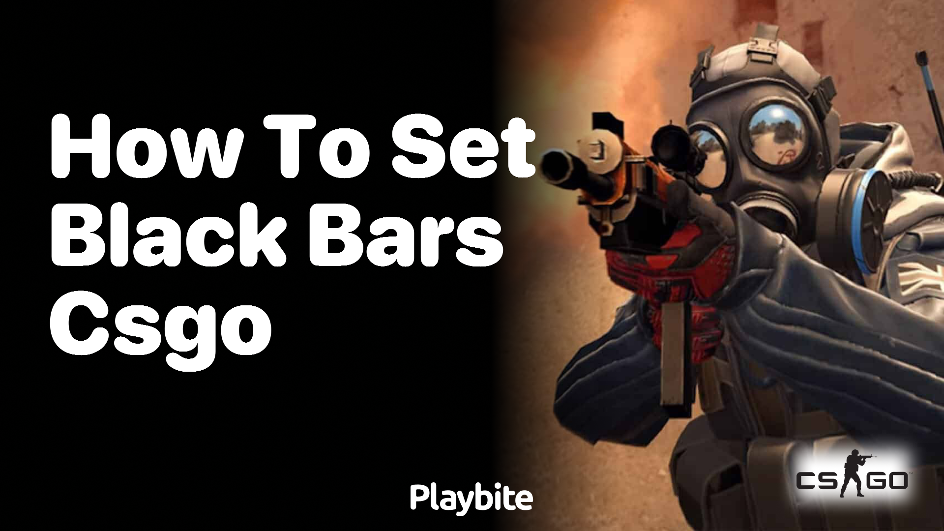 How to set black bars in CS:GO - Playbite