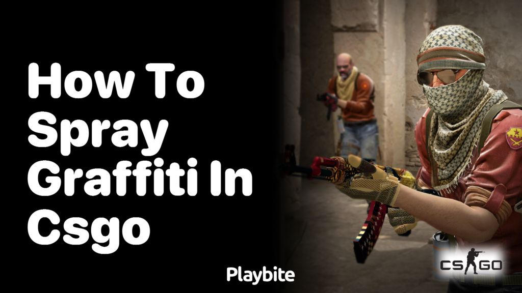 How to spray graffiti in CS:GO - Playbite