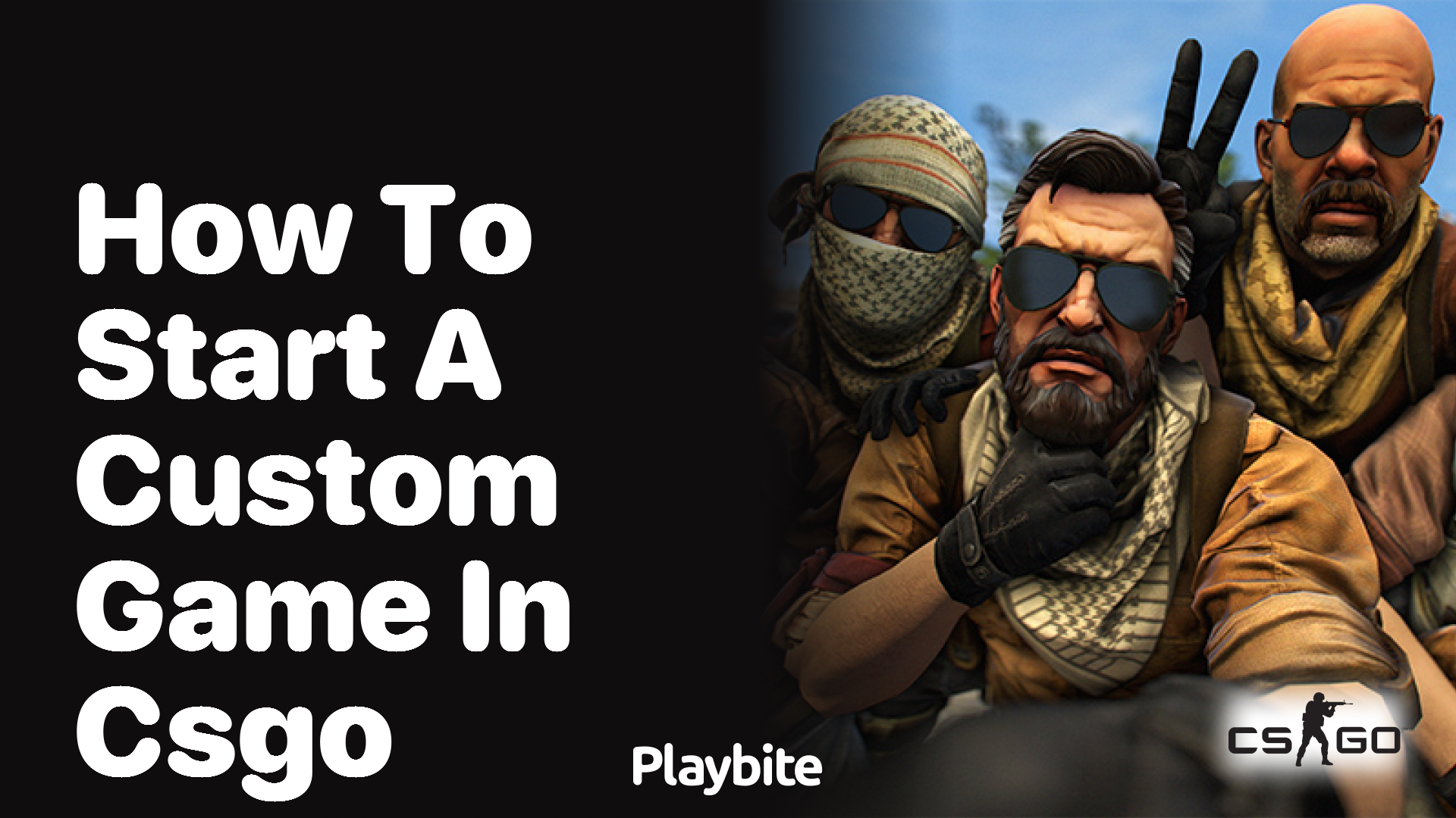 How to Start a Custom Game in CSGO - Playbite
