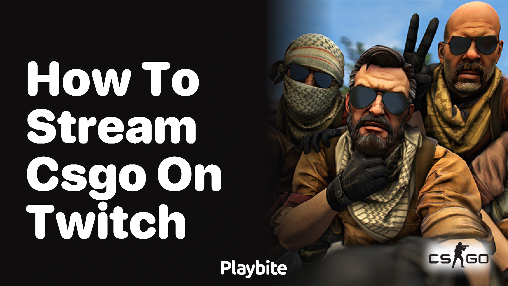 How to Stream CS:GO on Twitch - Playbite