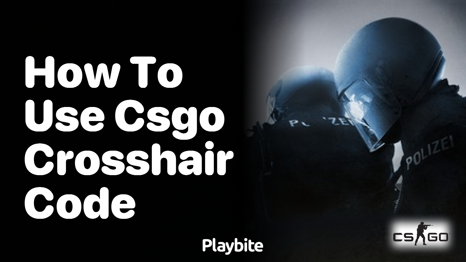 How to Use CSGO Crosshair Code - Playbite
