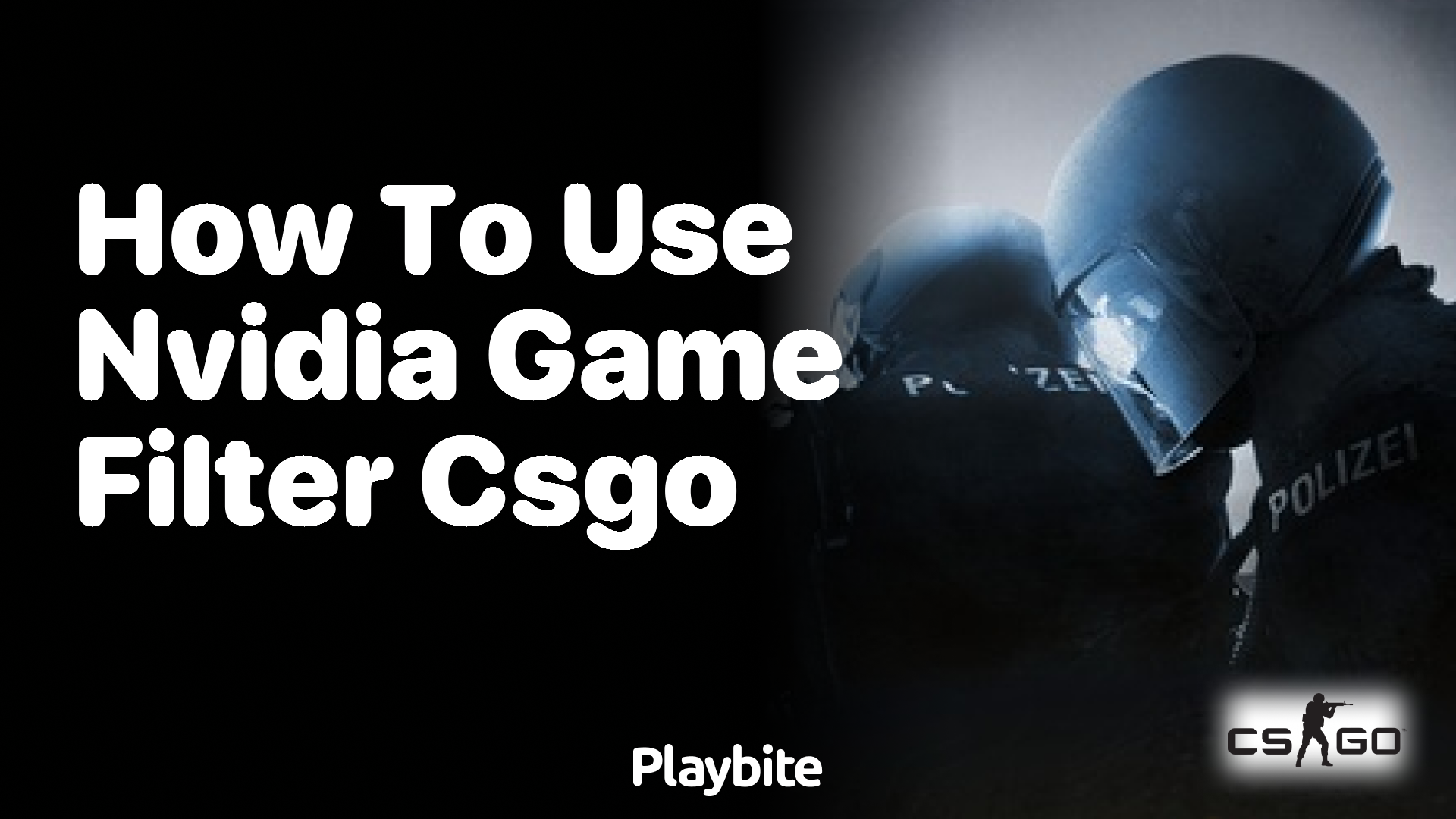 How to Use NVIDIA Game Filter in CS:GO - Playbite