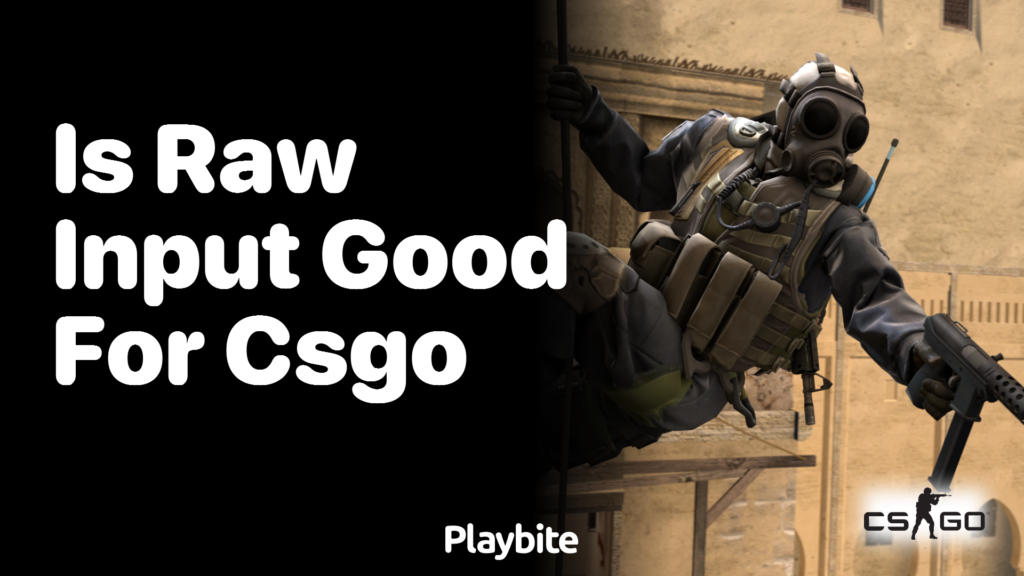 Is raw input good for CS:GO? - Playbite