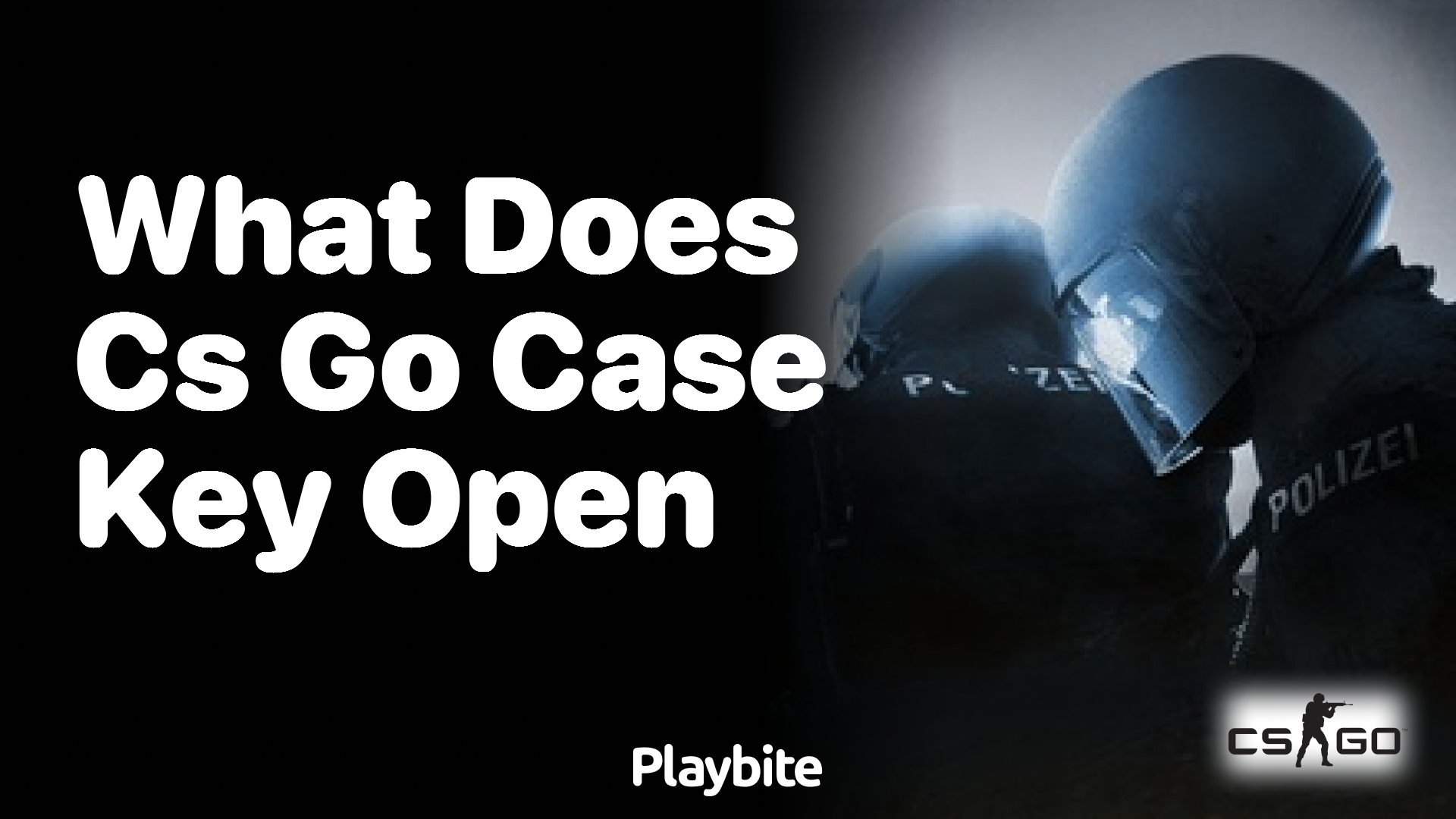 What does a CS:GO case key open? - Playbite