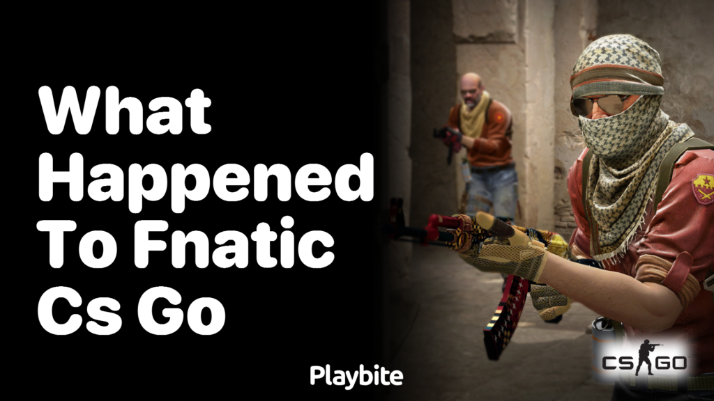 What happened to Fnatic CS:GO? - Playbite