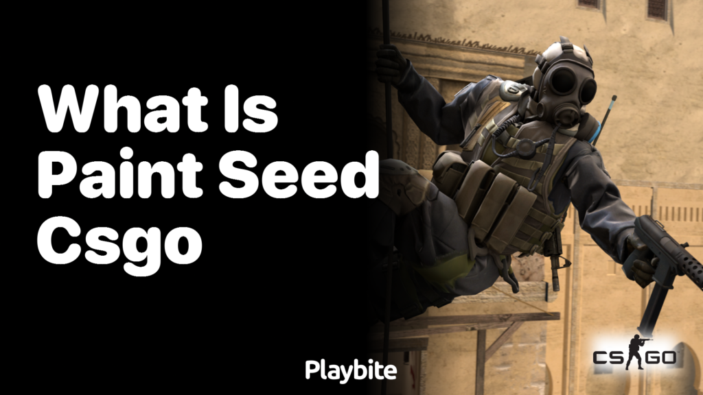 What is Paint Seed in CS:GO? - Playbite