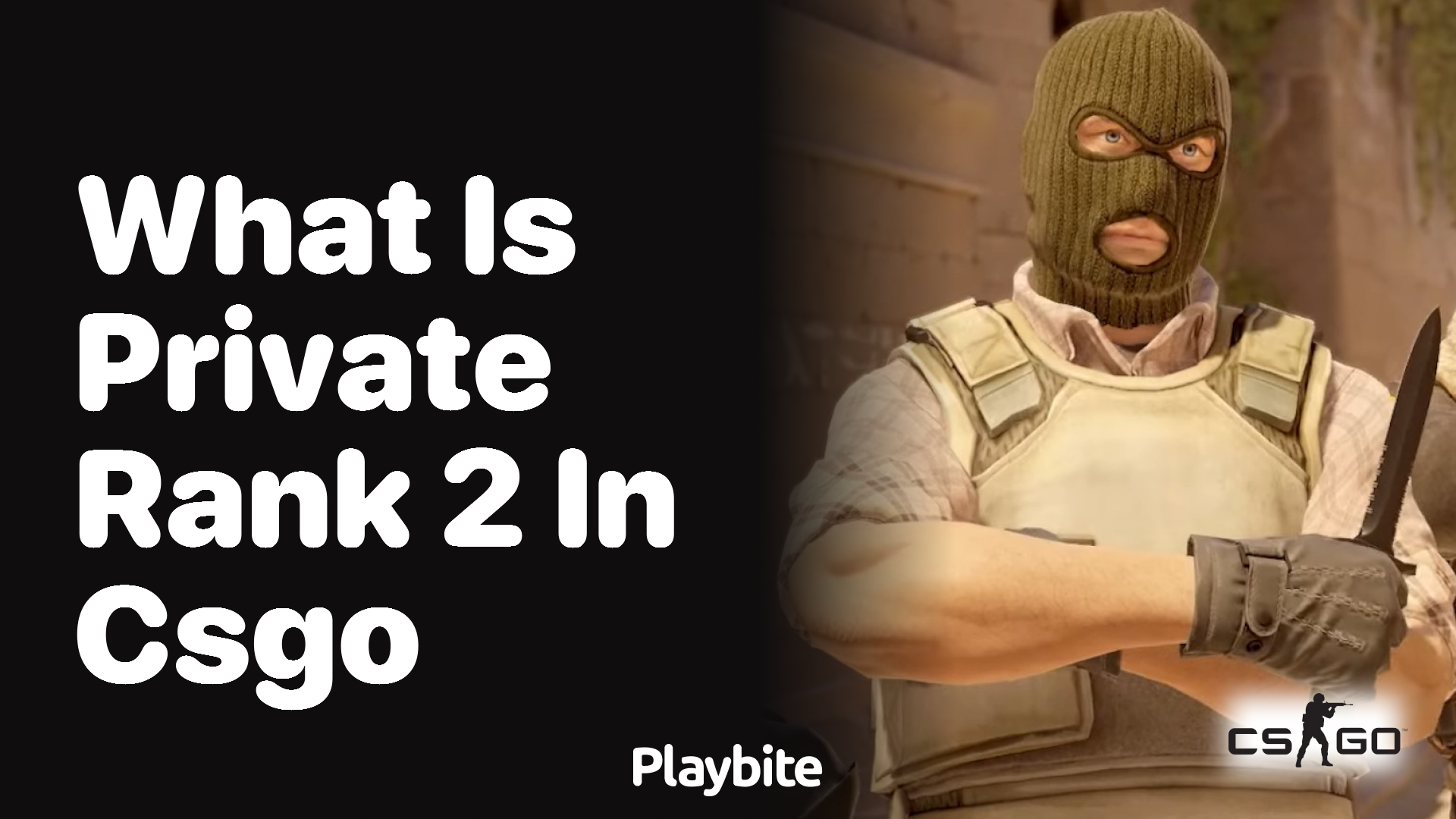 What is Private Rank 2 in CS:GO? - Playbite
