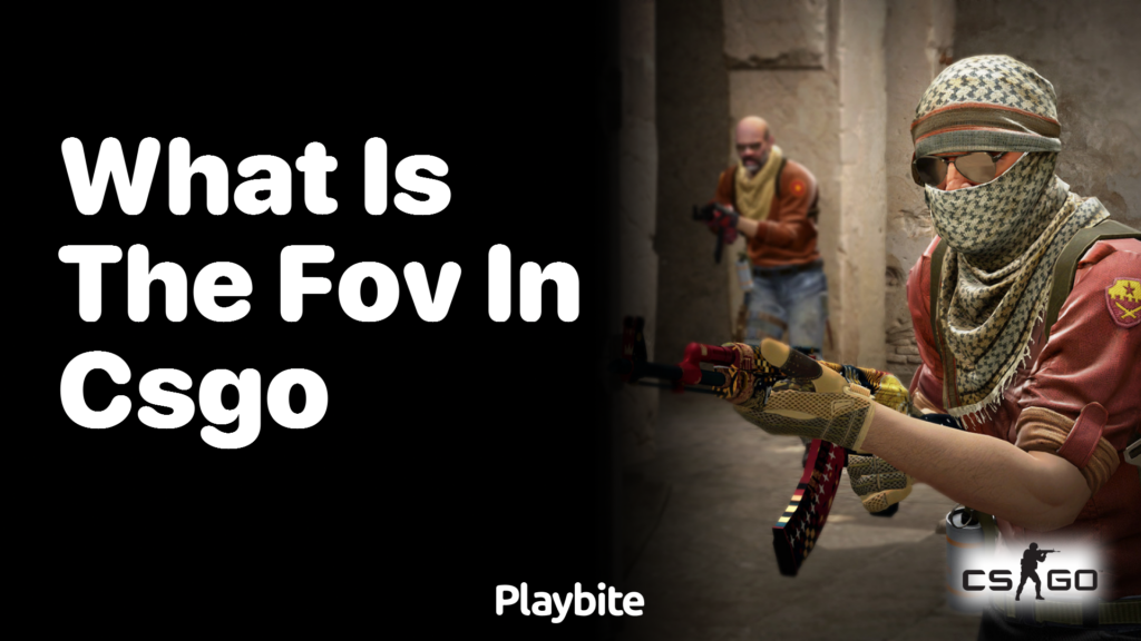 what is the FOV in CSGO? - Playbite