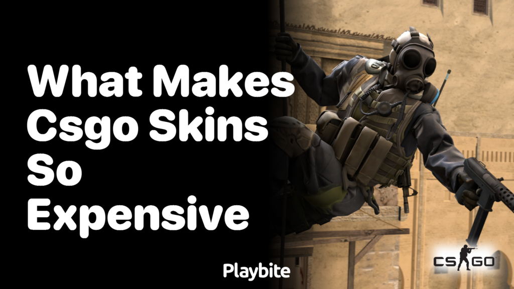 What Makes CS:GO Skins So Expensive? - Playbite