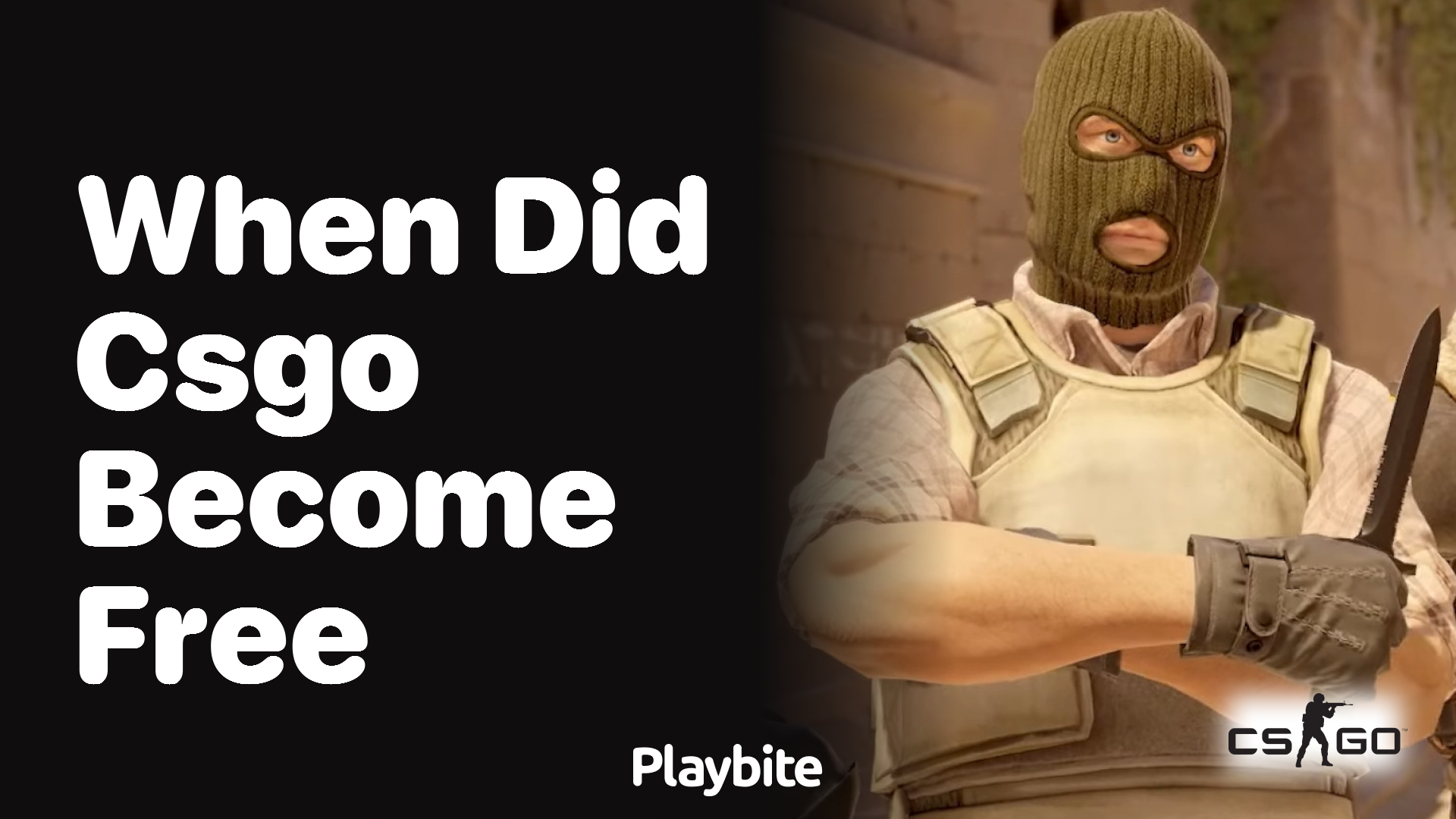When did CS:GO become free to play? - Playbite