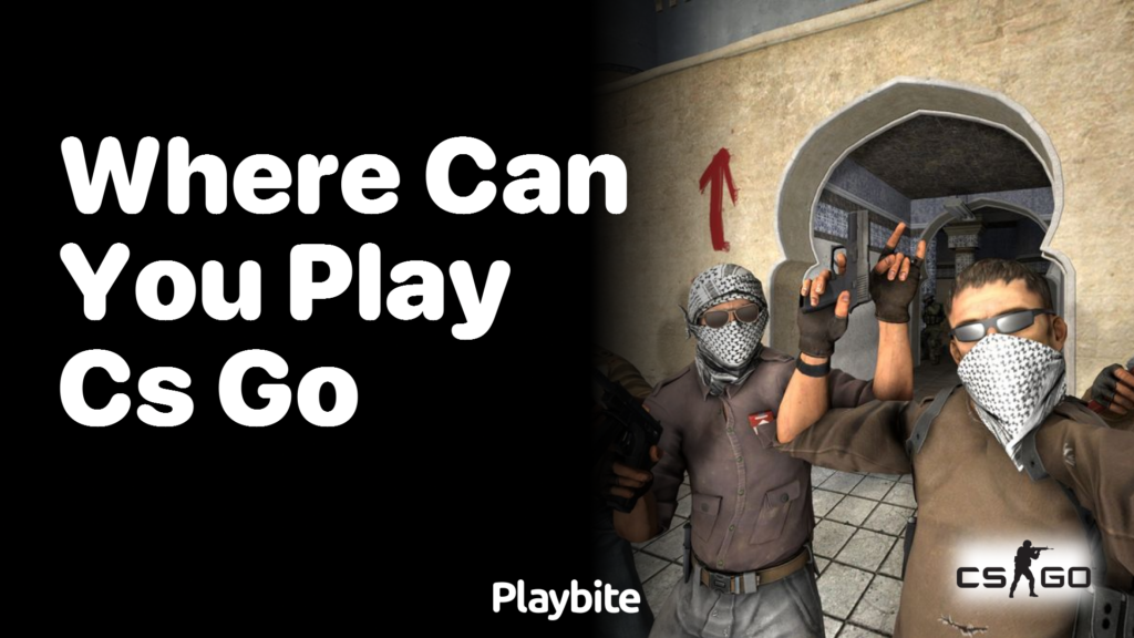 Where Can You Play CS:GO? - Playbite