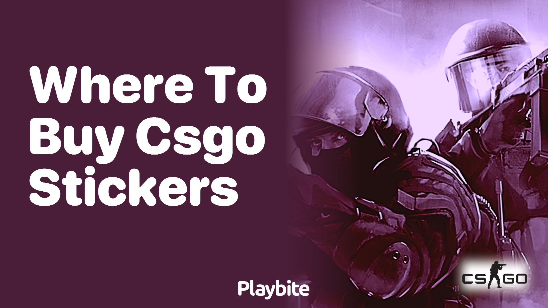 Where to Buy CS:GO Stickers - Playbite