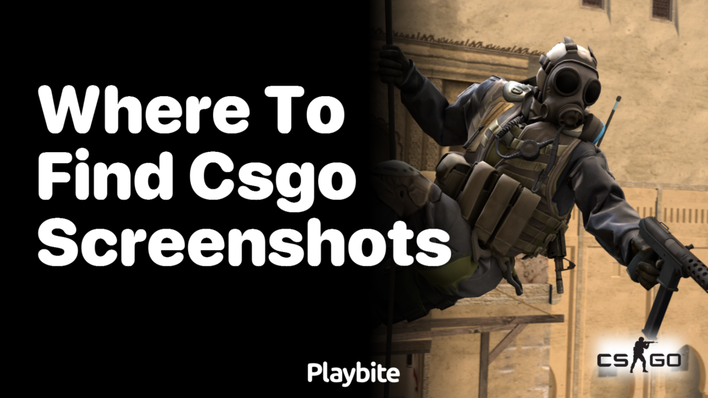 Where to find CS:GO screenshots - Playbite