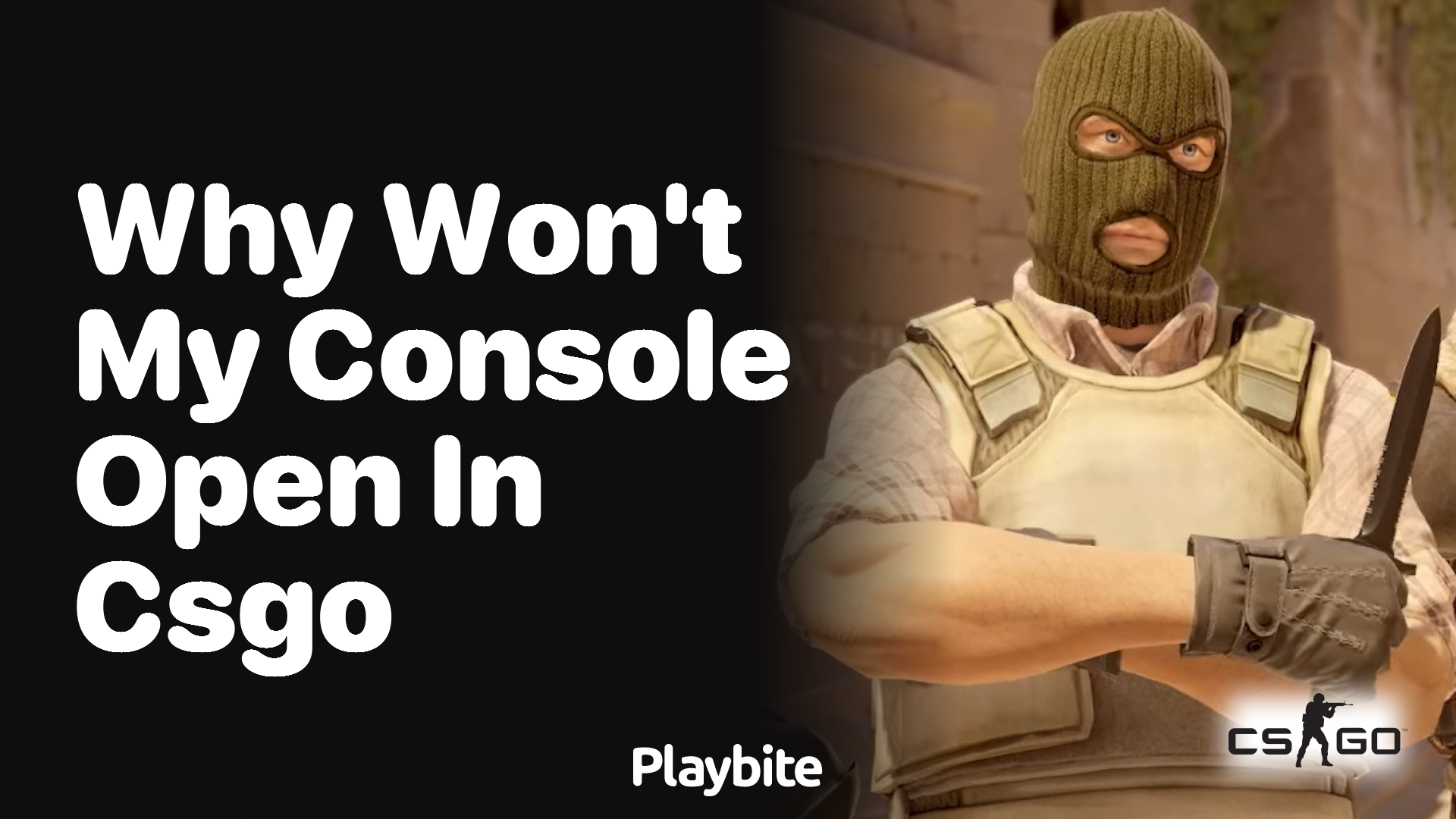 Why won't my console open in CS:GO? - Playbite